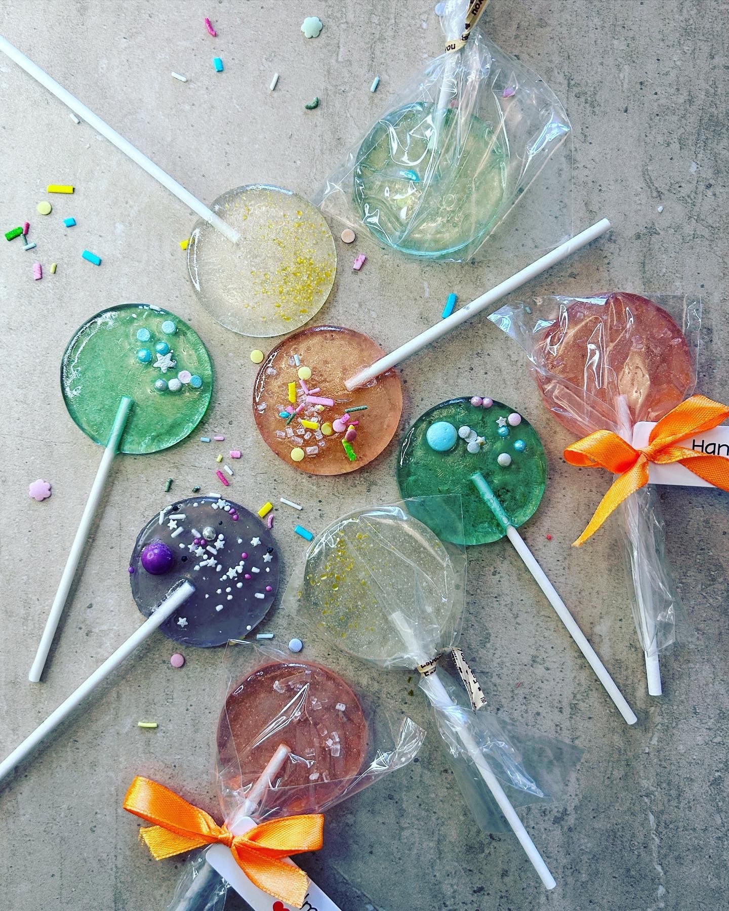Handmade Lollipops Thank You Favours Wedding Baby - Etsy UK