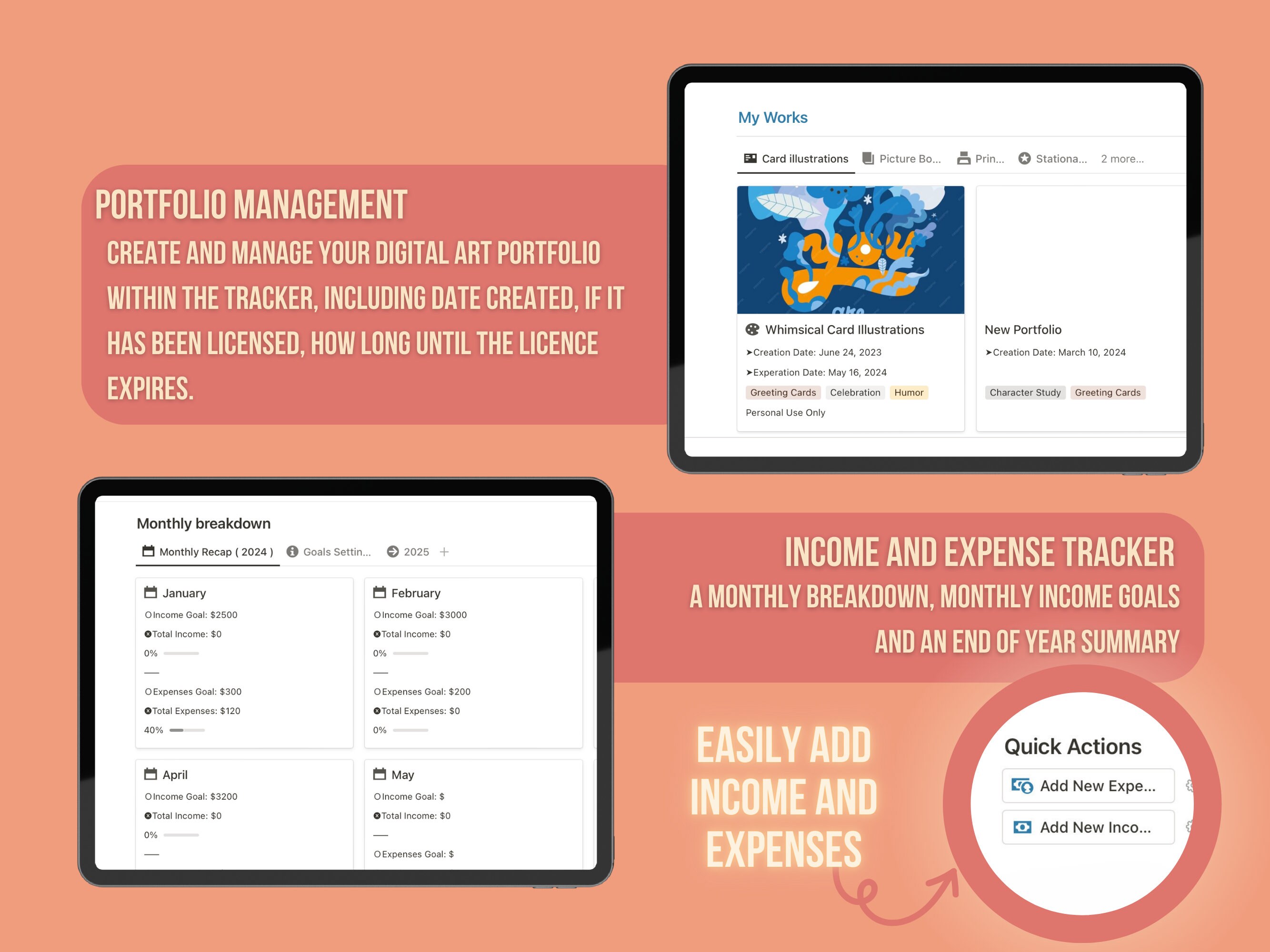 Notion Template for Artists, Art Commission Digital Planner, Digital ...
