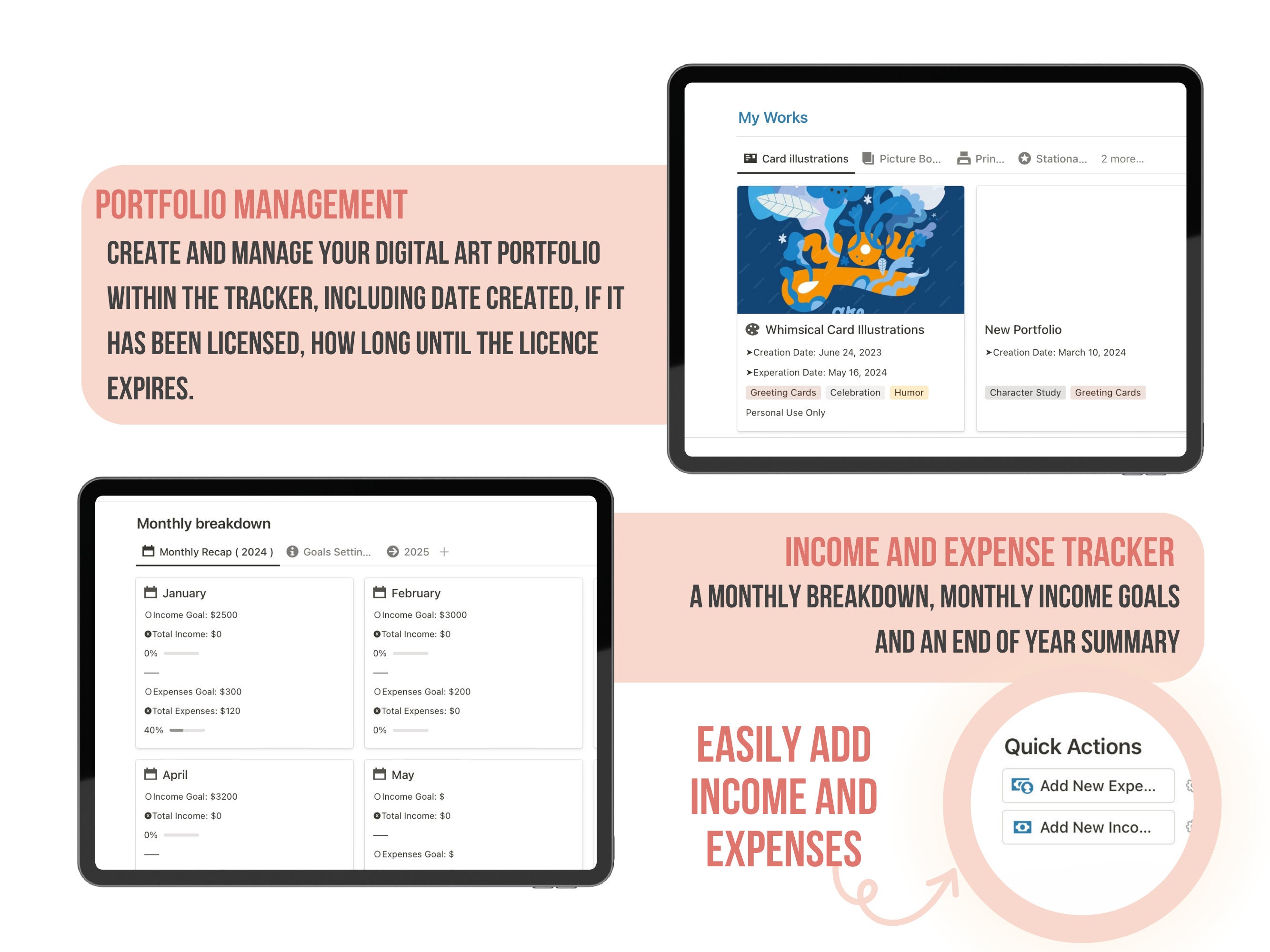 Notion Template for Artists, Art Commission Digital Planner, Digital ...