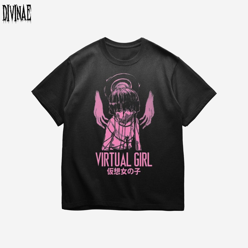 Virtual Girl Lain Tshirt - Serial Experiments of Lain - Lain Anime T ...