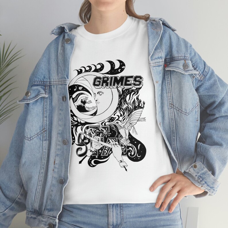 Grimes Tshirt / Grimes Shirt / Grimes Band Shirt / Y2K / Grimes Visions ...