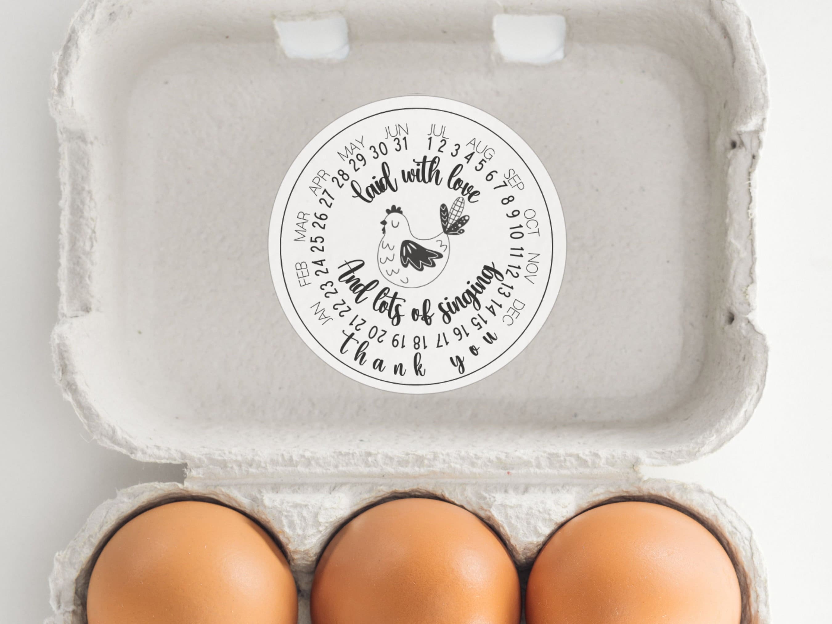 Printable Egg Carton Label Sticker, Egg Carton Label, Printable Label ...