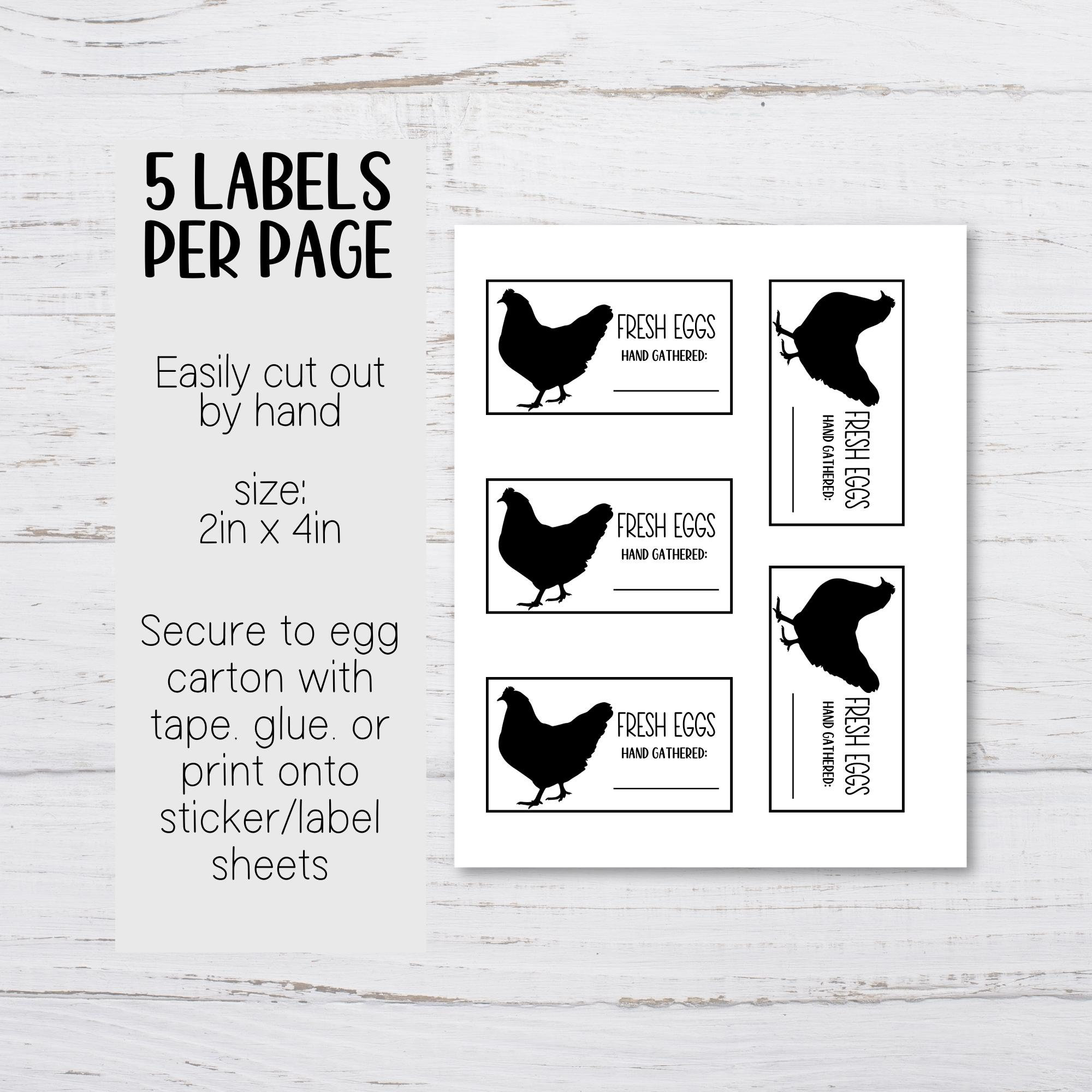Egg Carton Label Printable, Egg Carton Label, Printable Egg Carton ...