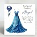 Personalised Prom Card on Your Prom Night School Prom Girls Teenager ...