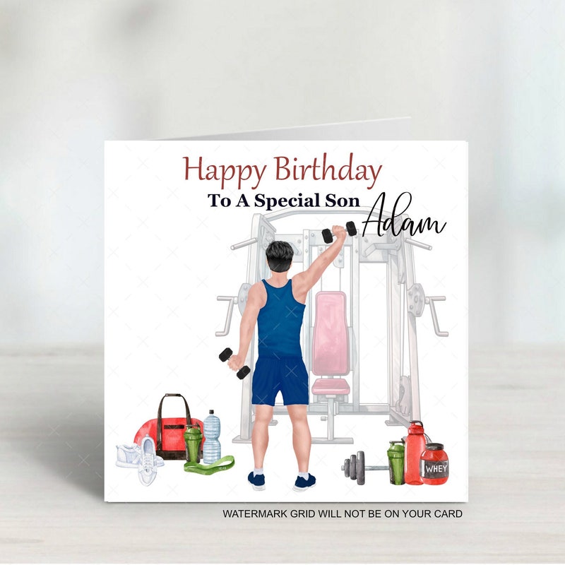 Male Birthday Gym - Etsy UK