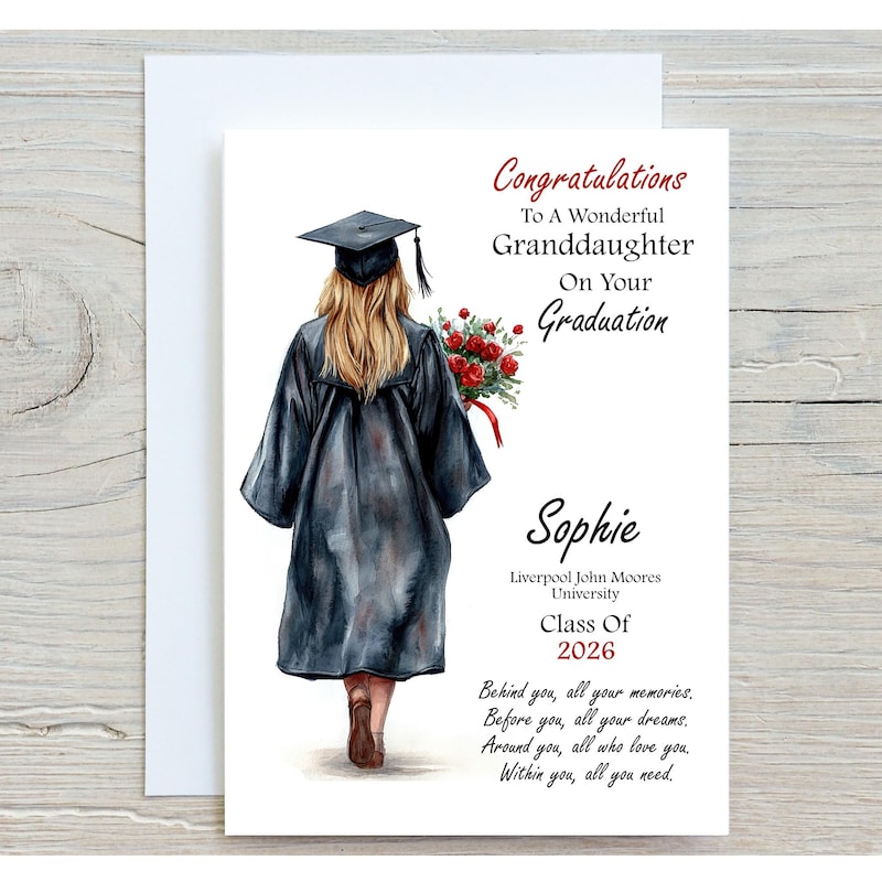 Graduation Card Daughter - Etsy UK
