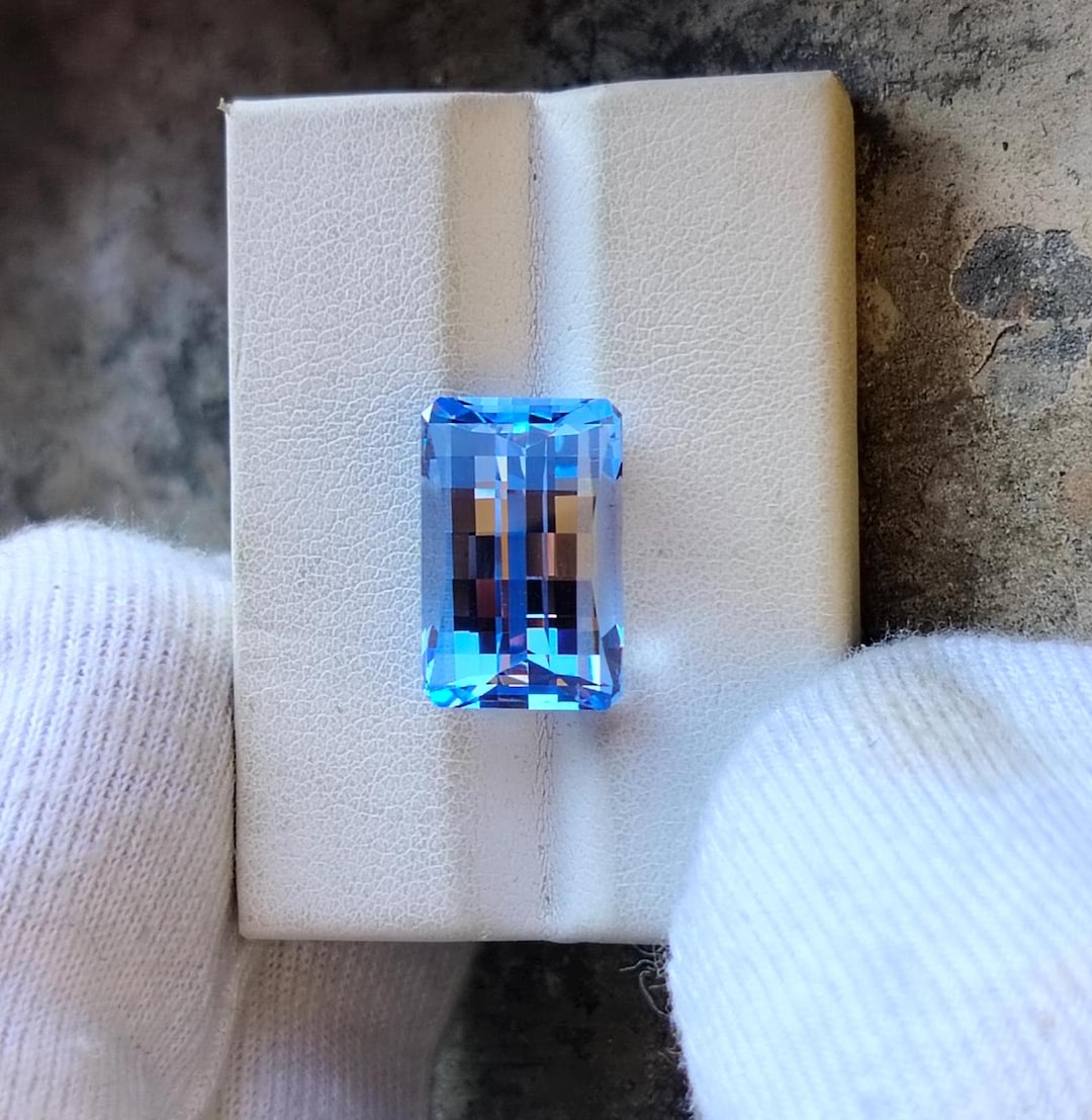Synthetic Spinel Pixel Cut Stone Rectangle Shape, Size 16×10 MM Weight ...