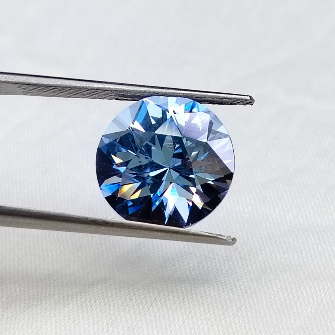 Synthetic Spinel Gemstone, Round Shape, Size 13 ×13 Mm, Weight 8 Ct ...