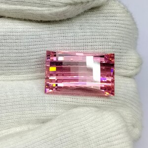 Zirconia Gemstone, Rectangle Shape, Ct.42 Size 12×20 Ring & Pendant ...
