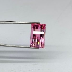 Zirconia Gemstone, Rectangle Shape, Ct.42 Size 12×20 Ring & Pendant ...