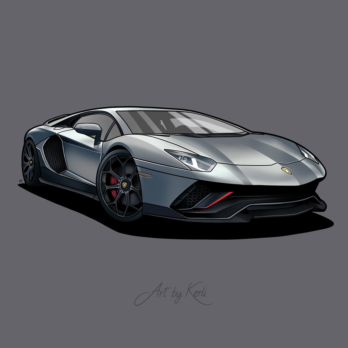 Custom Car Illustration / Cartoonized Car Portrait From Your Photo ...