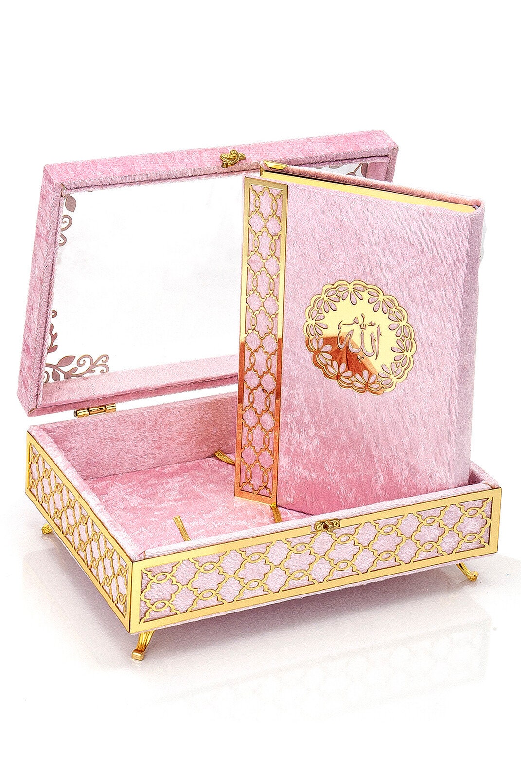 Personalized Luxury Quran Set, Wooden Quran Box Set, Islamic Gift Set ...