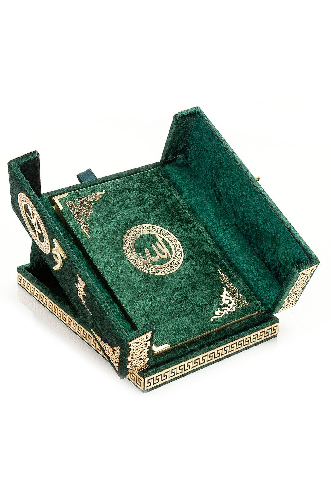 Personalized Luxury Quran Set, Wooden Quran Box Set, Islamic Gift Set ...