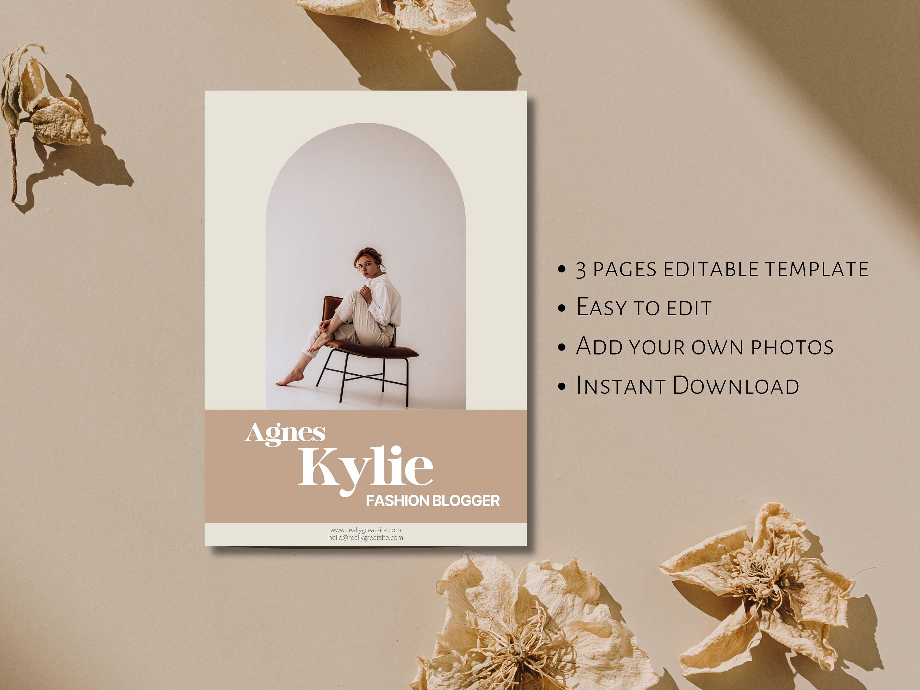 Influencer Media Kit | Rate Card Template | Influencer Rate Card ...