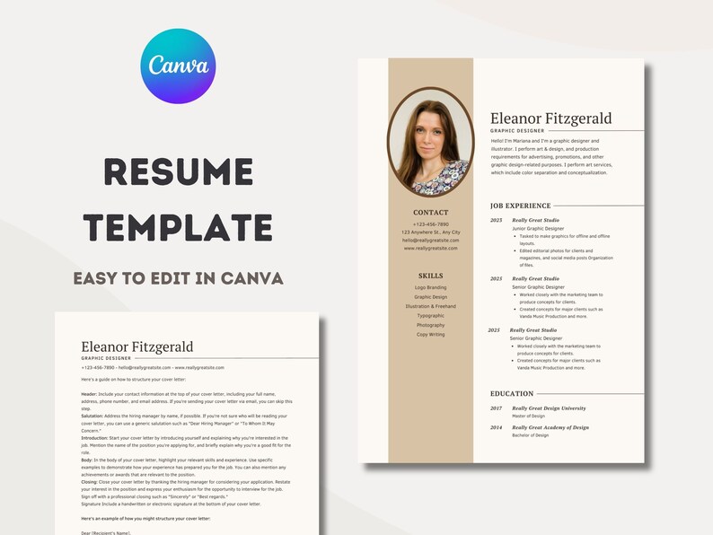 Professional Resume | Modern Resume | Resume Template | CV Template ...