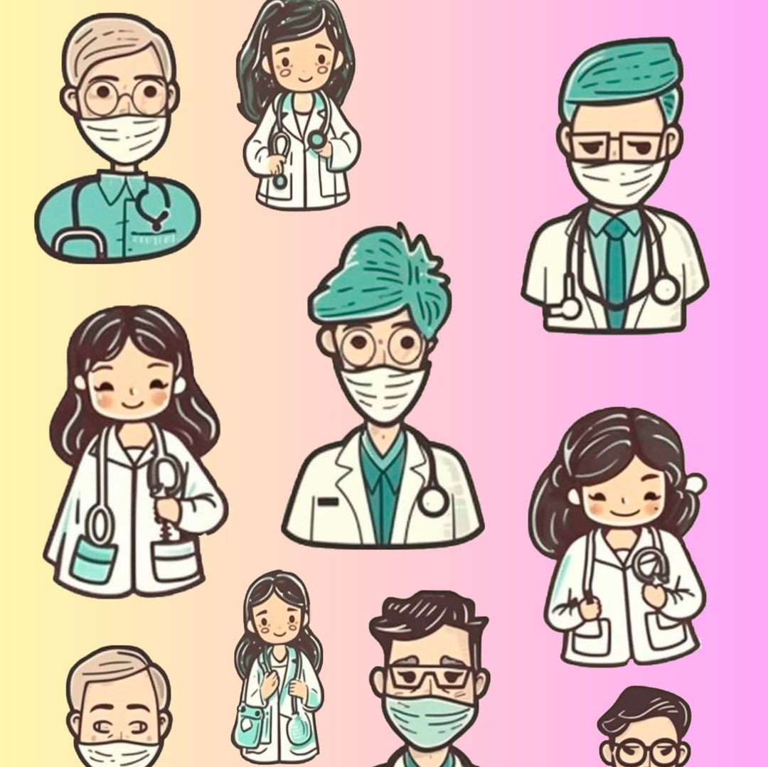 Digital Stickers - Doctors - Etsy