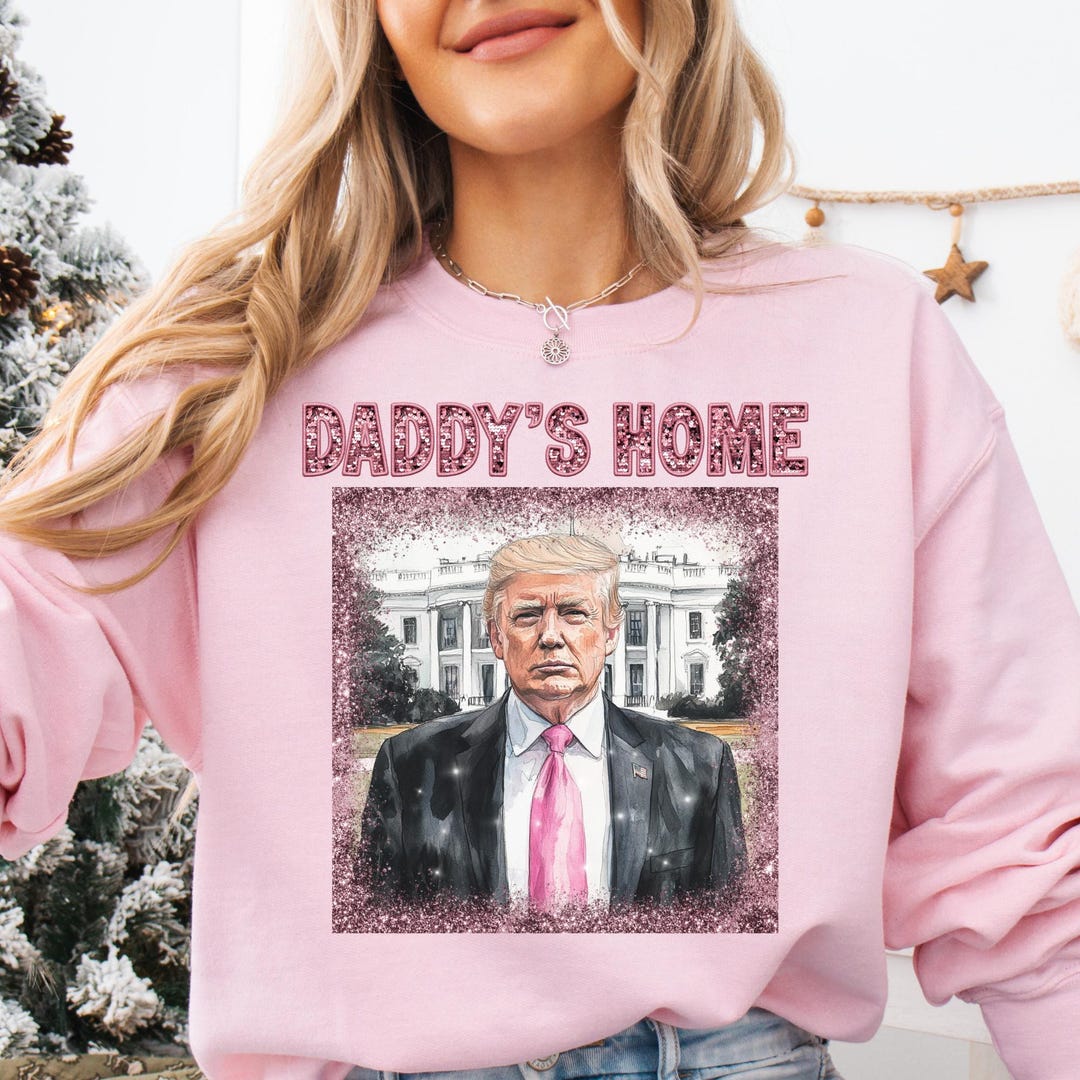 Daddy's Home Trump PNG White House Pink Trump 2024, MAGA Election 2024 ...