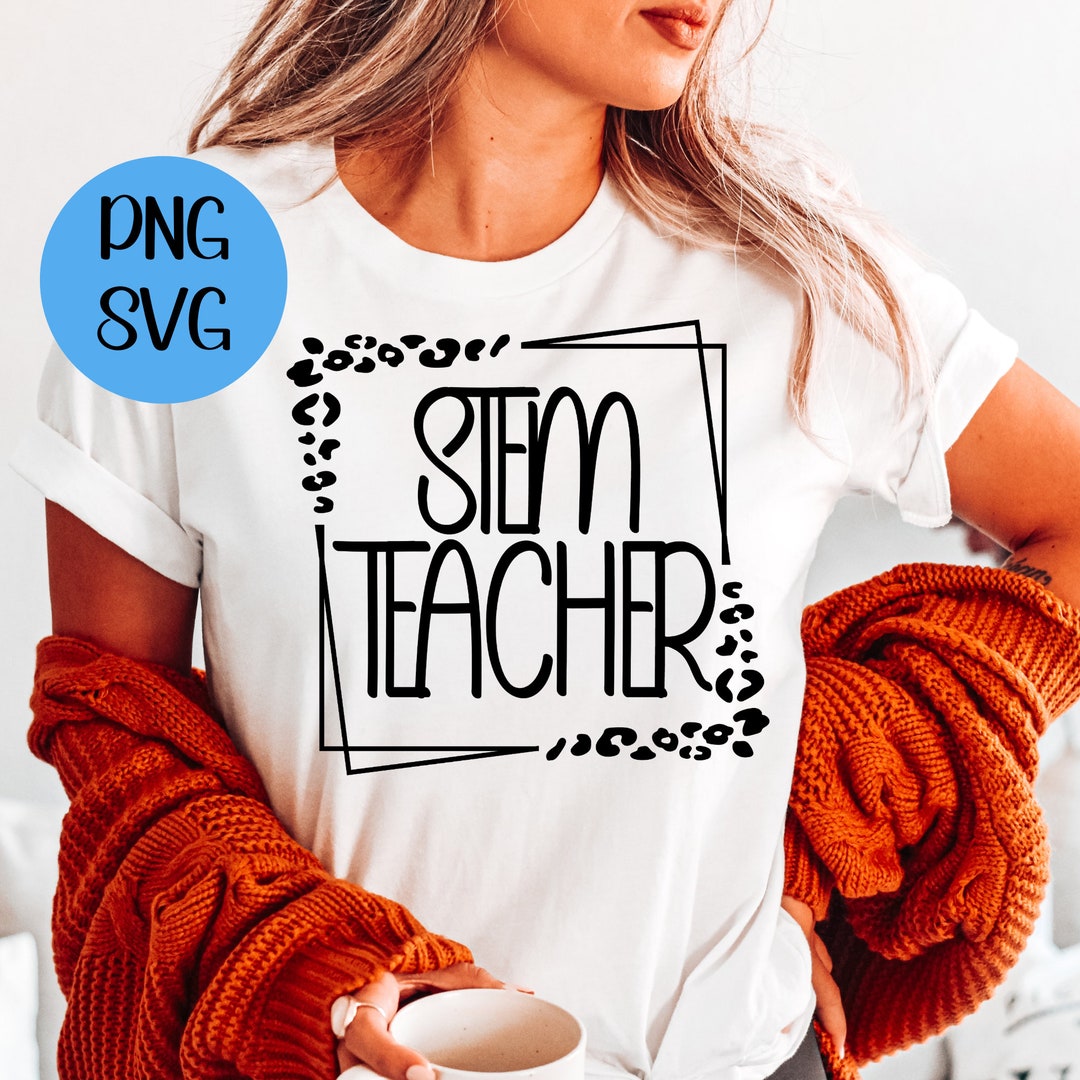 STEM Grade Teacher PNG SVG Instant Digital Download Back to School ...