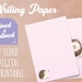 Hedgehog Writing Paper Printable Letter Paper Instant Download Penpal ...