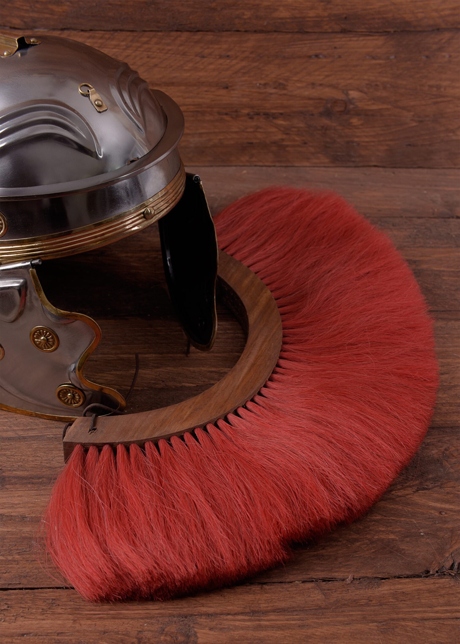 Roman Plume Wooden Crista Red - Etsy