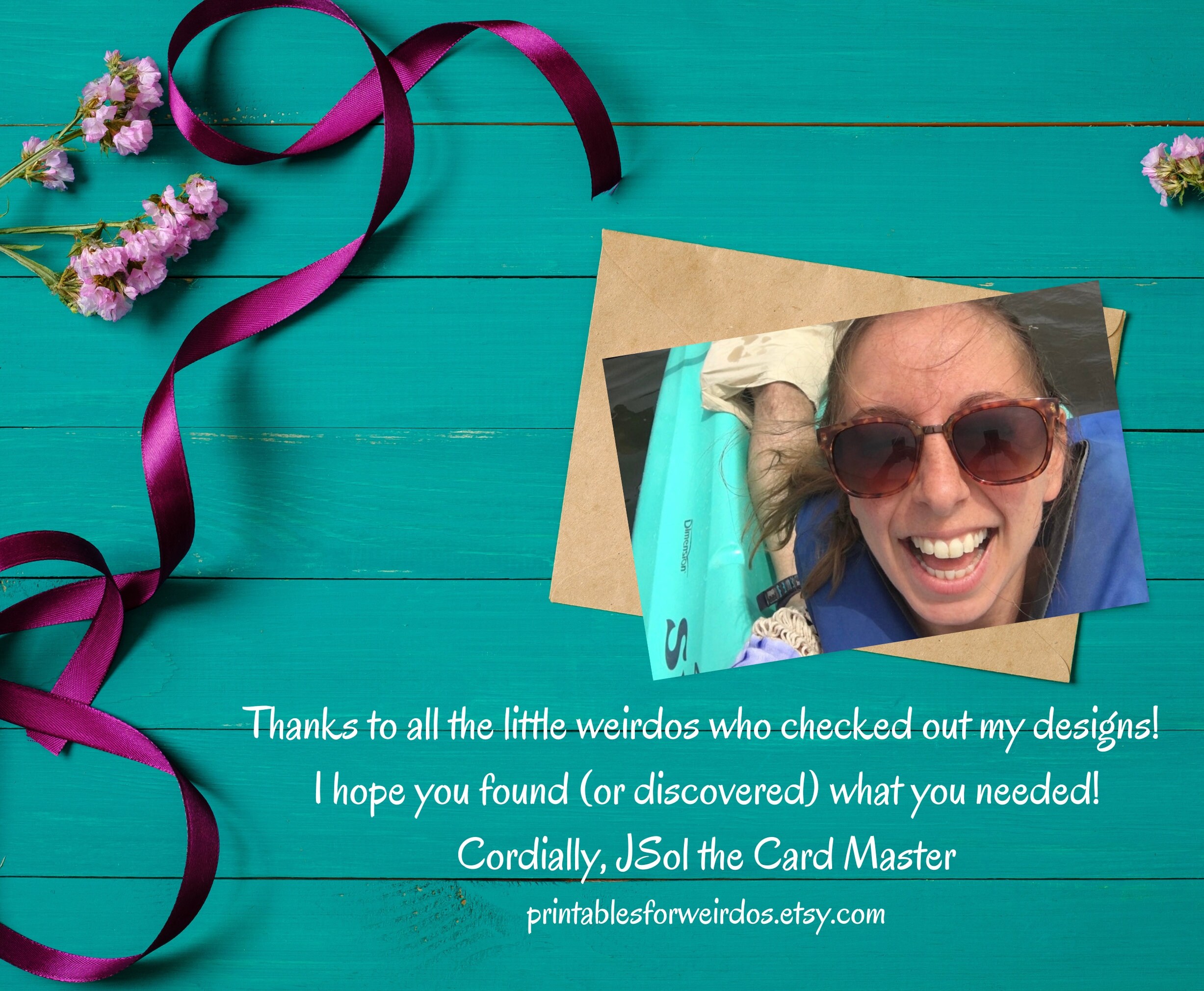 Printable Appreciation Card Instant Download 7x5 Inch Cards for Friends ...