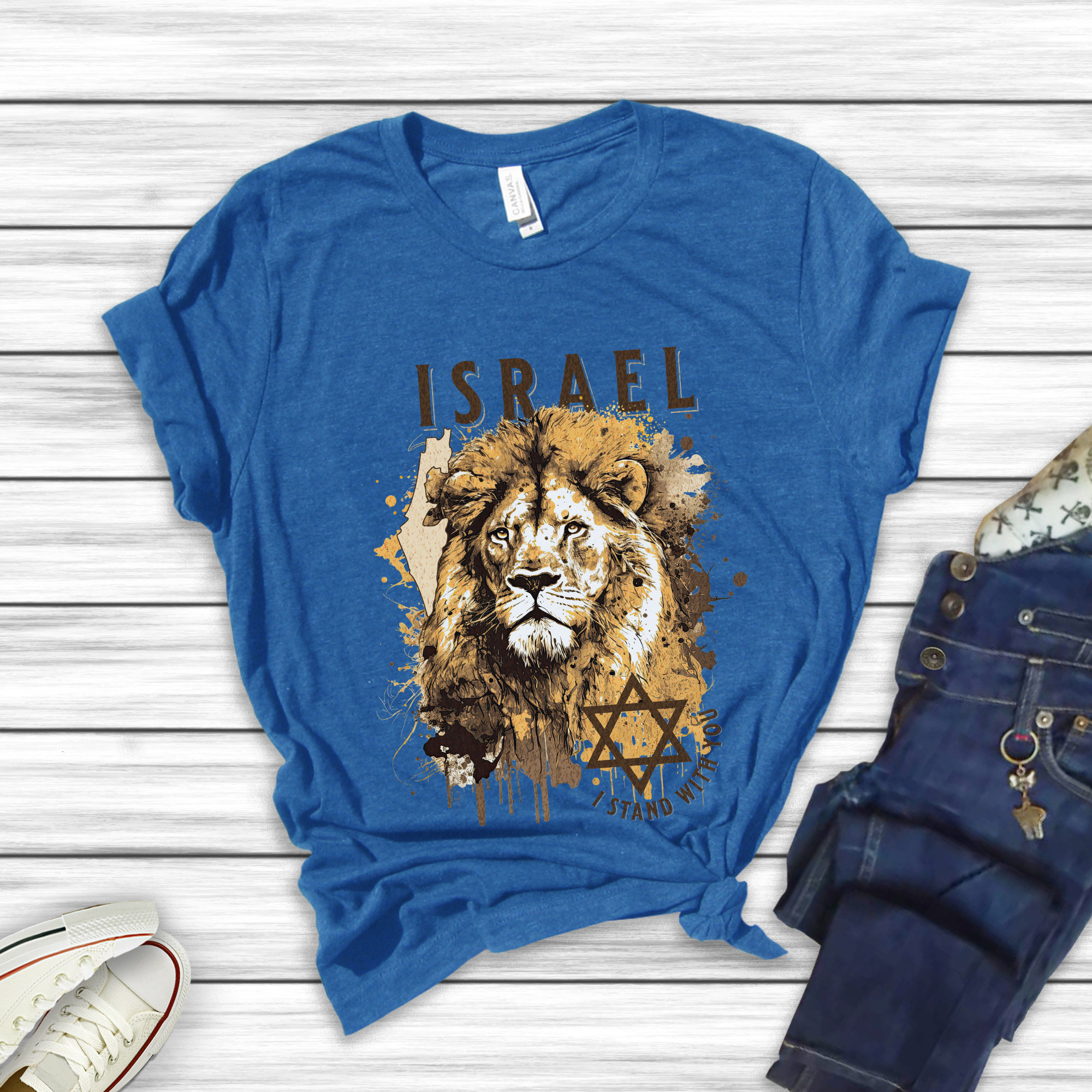 I Stand With Israel Shirt, Pray for Israel Shirt, Star of David Tee ...