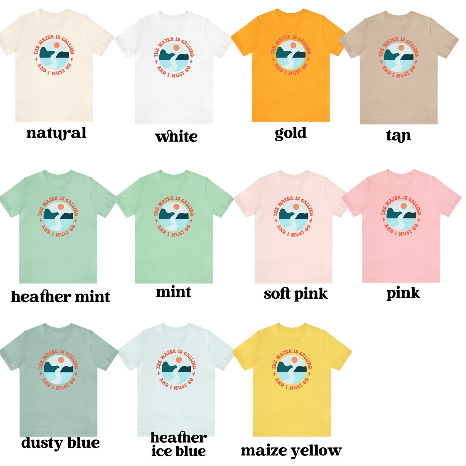 Nature Shirts, Lake Life Shirts, River Shirts, the Water is Calling and ...