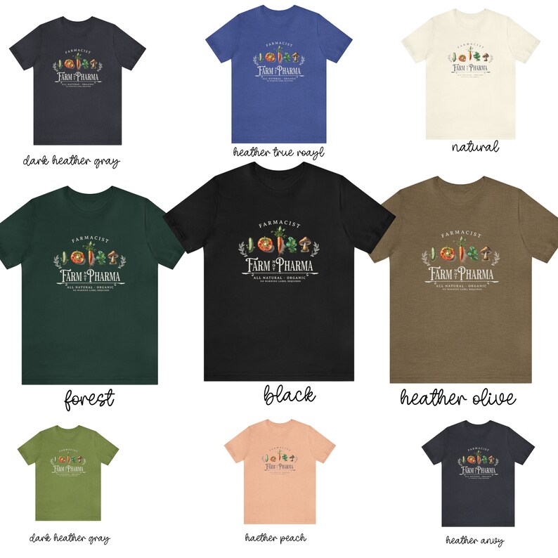 Veggie Shirt, Gardening Shirt, Farm Not Pharma Shirt, Farmacist Shirt ...
