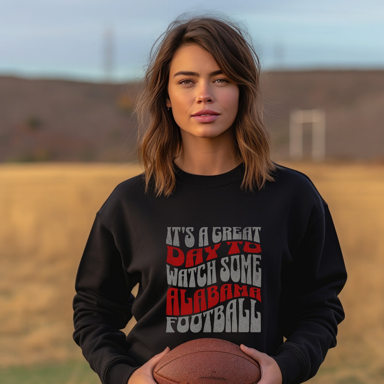 Retro Alabama Football Shirt, Alabama Football Women Sweatshirt, Cute ...