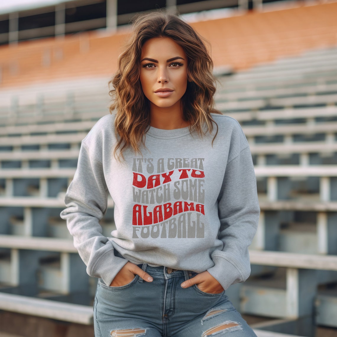 Retro Alabama Football Shirt, Alabama Football Women Sweatshirt, Cute ...