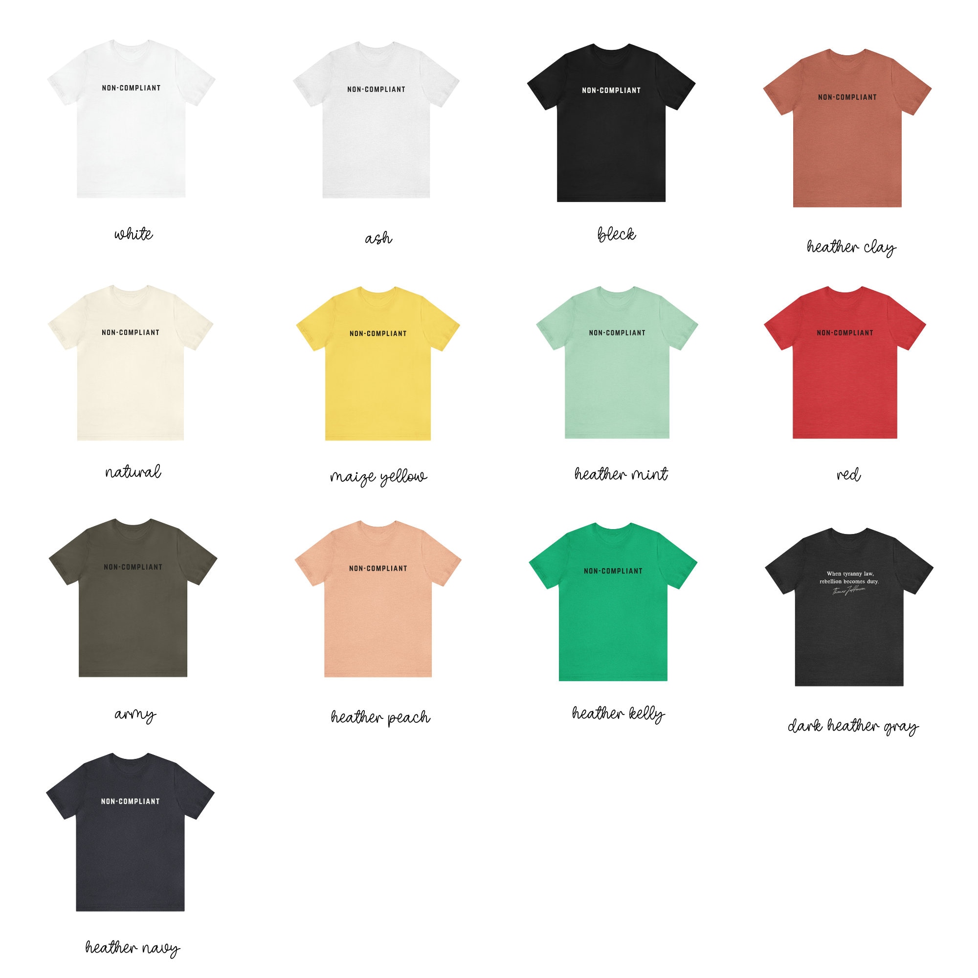 Simple Non-compliant Shirt. I Will Not Comply. Tired of the Agendas ...