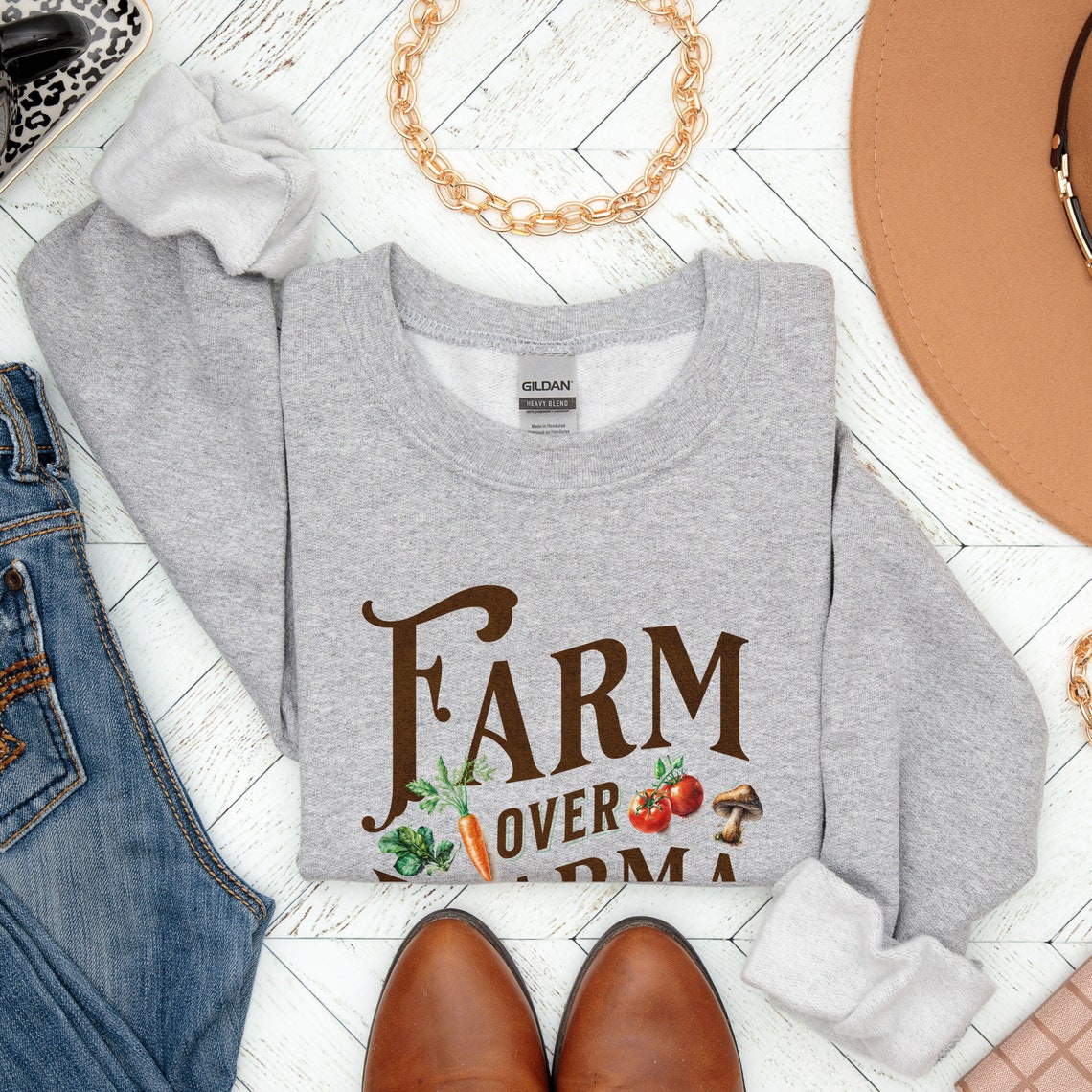 Veggie Shirt, Farm Over Pharma Sweatshirt, Gardening Shirt, Farmacist ...