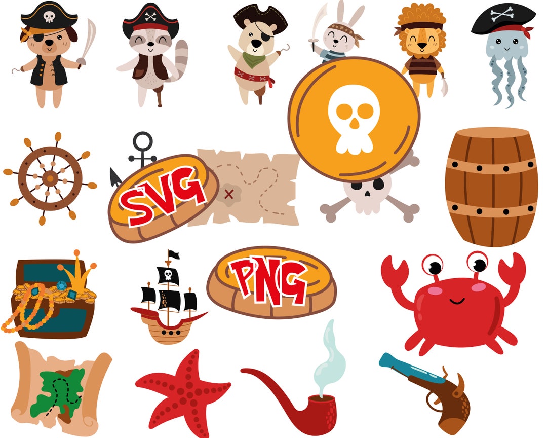 Pirate Svg Pirate Svg Man Pirate Svg Bundle Pirate Layered - Etsy