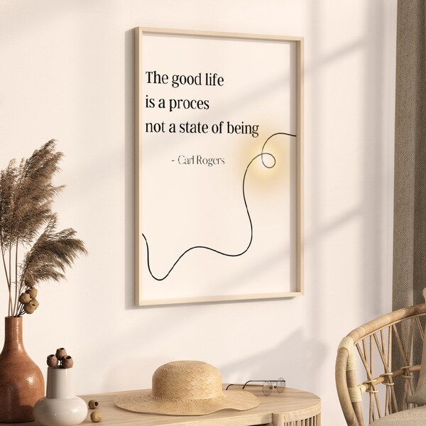 Carl Rogers Quote - Etsy