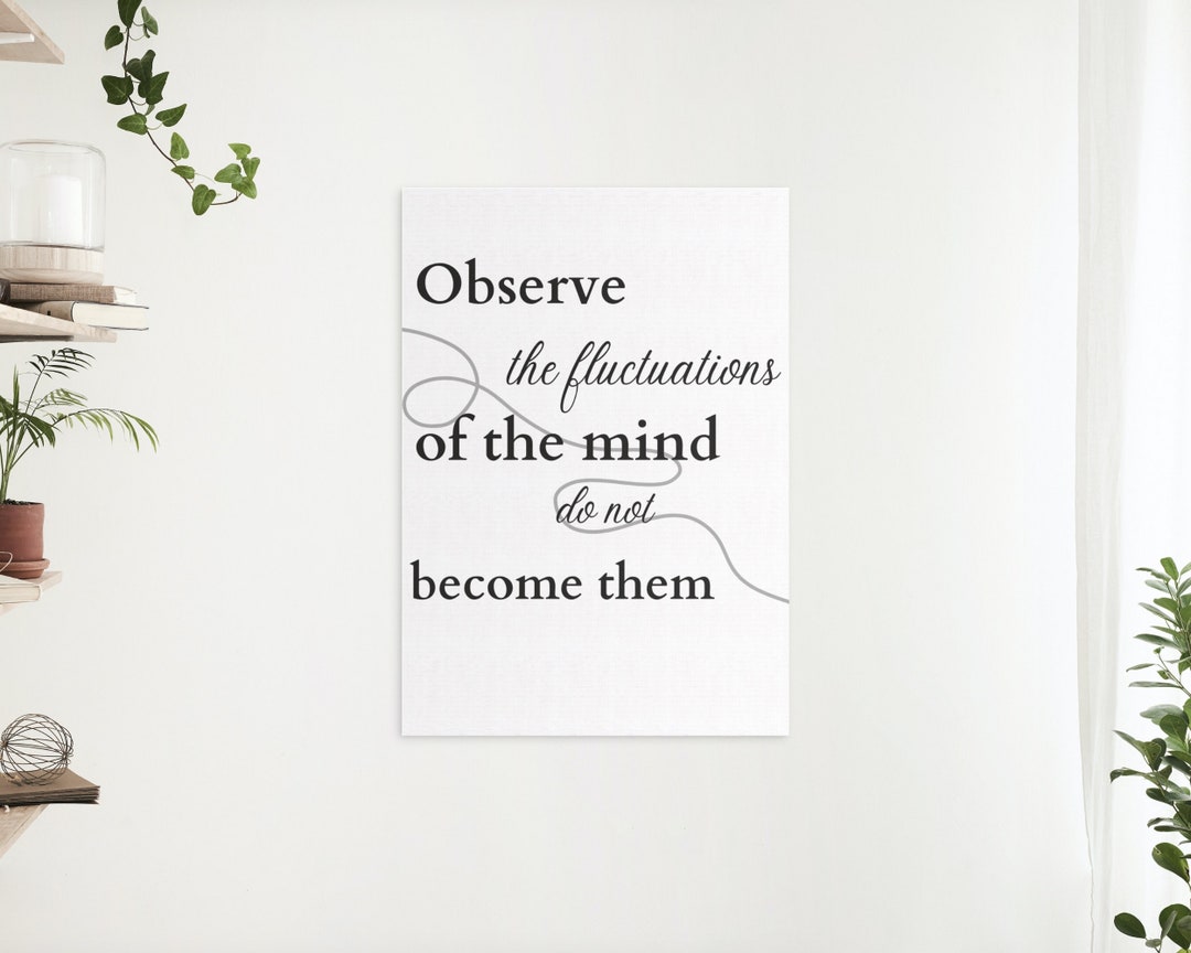 Mindfulness Quote Print | Yoga Room Decor (digital Download) - Etsy