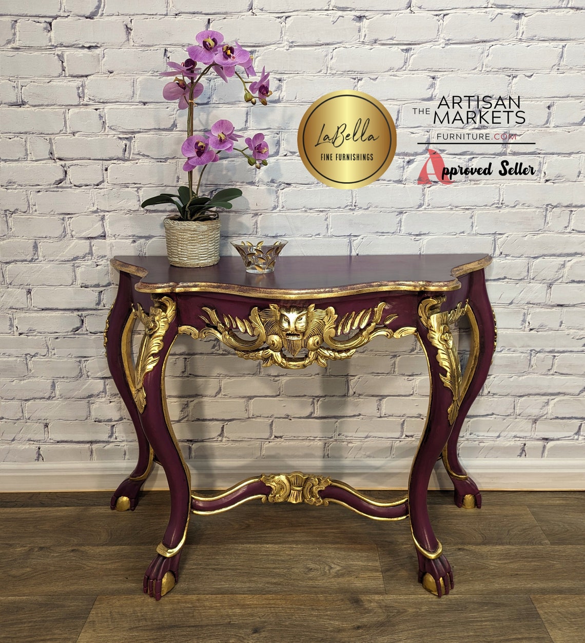 Baroque Console Table - Etsy