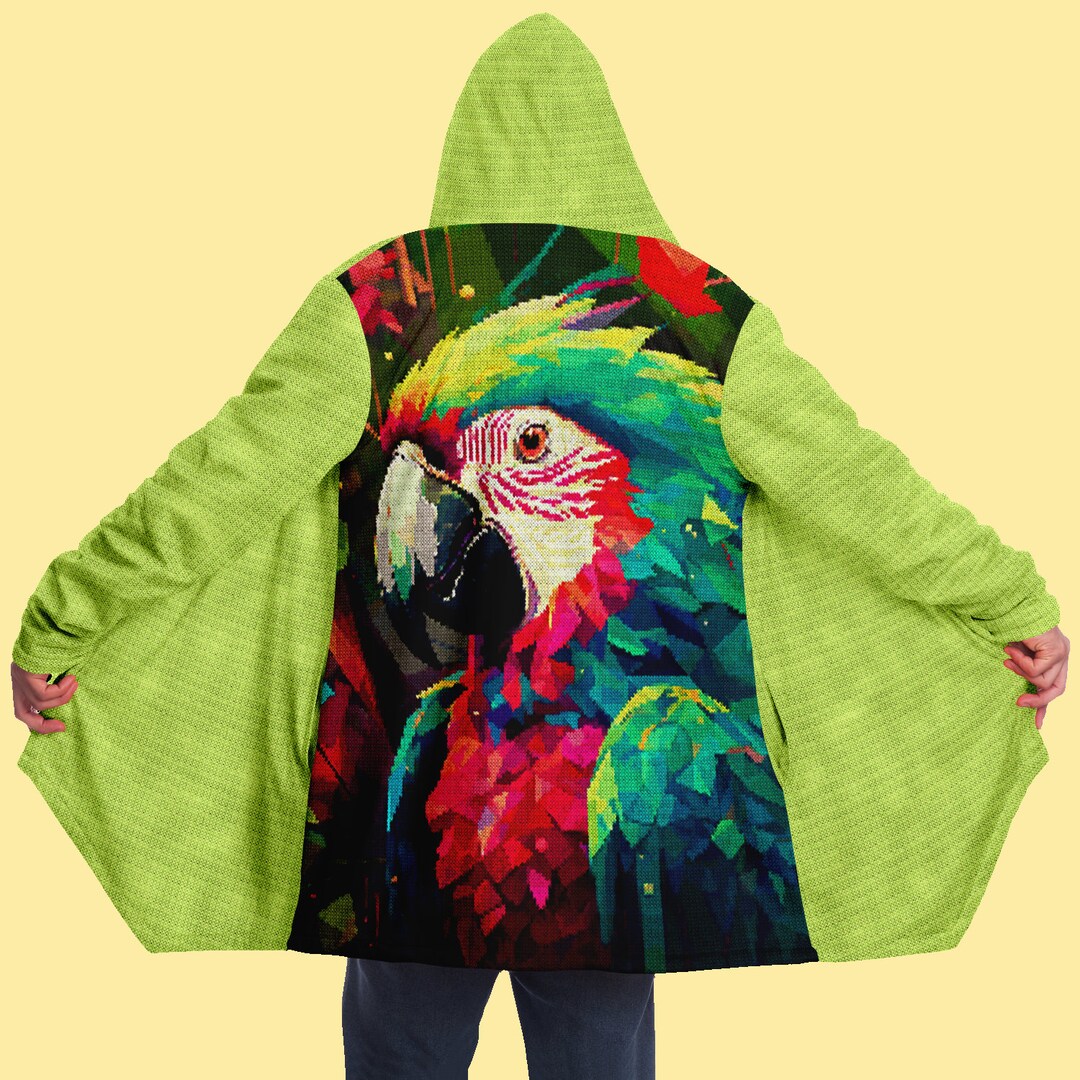 Capa de loro mágico Capa de festival Capa Rave Capa - Etsy México