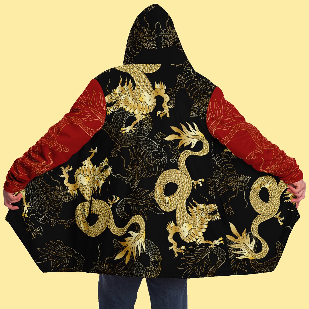 Magic Chinese Dragon Cloak Festival Cloak Rave Cloak - Etsy