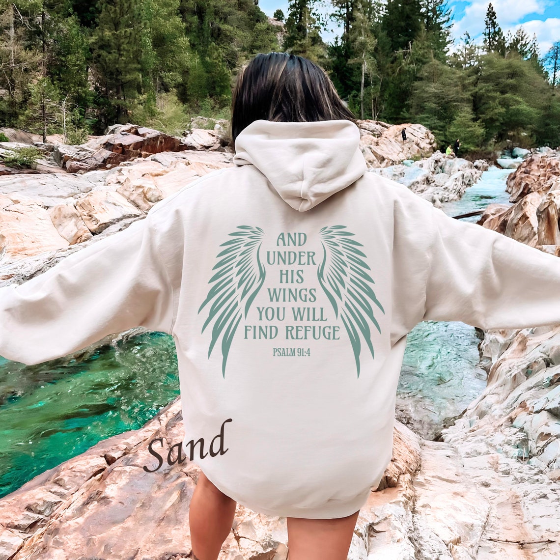 Bible Verse Hoodie, Christian Scriptures Hoodie, Inspirational Biblical ...