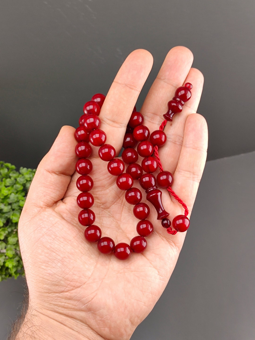 Faturan Amber Rosary, Bakelite Rosary, Muslim Rosary, Misbaha, Islamic ...