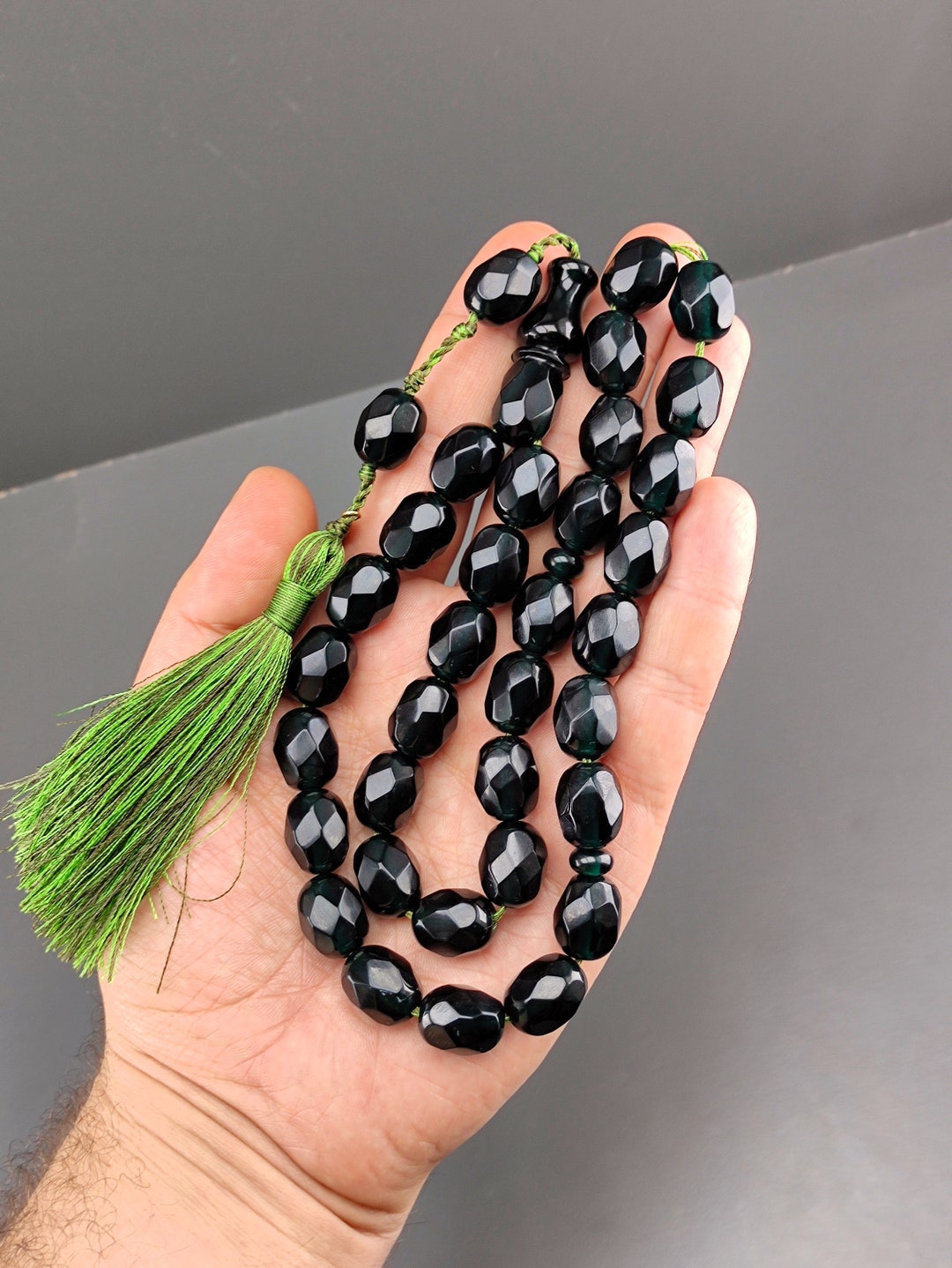 Faturan Amber Rosary, LARGE SİZE Rosary, Muslim Rosary, Misbaha ...