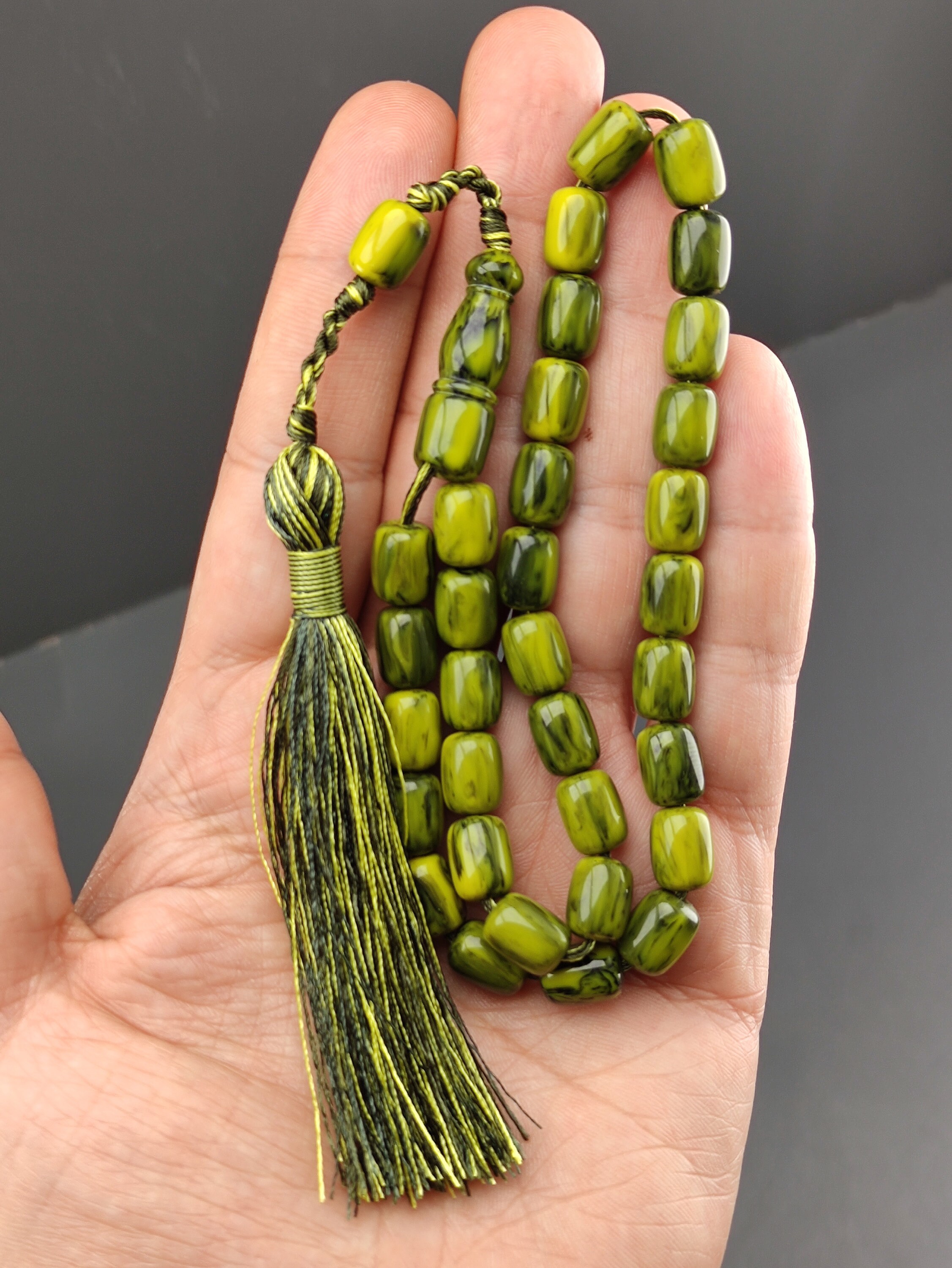 Faturan Amber Rosary, Bakelite Rosary, Muslim Rosary, Misbaha, Islamic ...