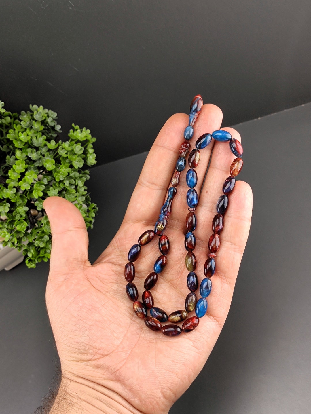 Faturan Amber Rosary, Bakelite Rosary, Muslim Rosary, Misbaha, Islamic ...