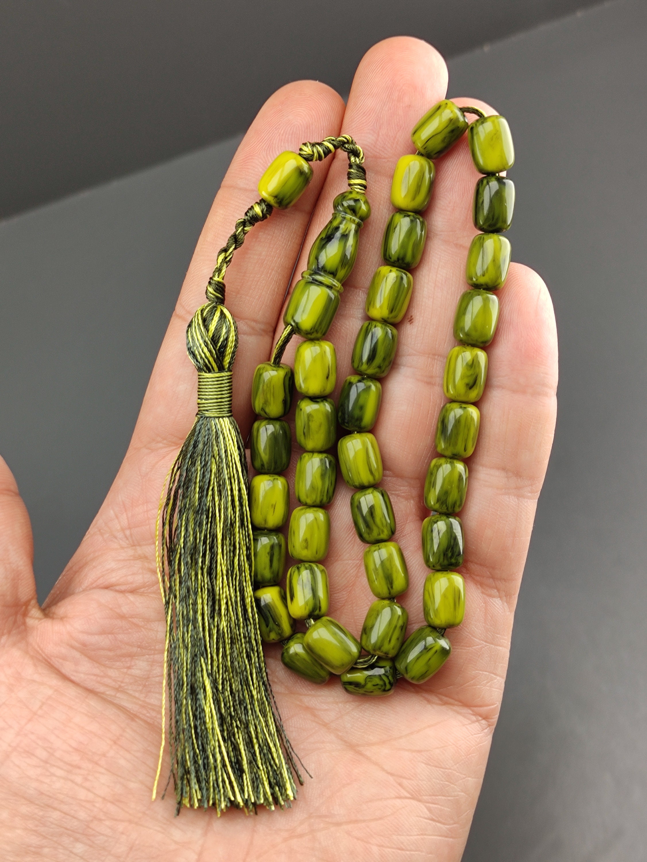 Faturan Amber Rosary, Bakelite Rosary, Muslim Rosary, Misbaha, Islamic ...