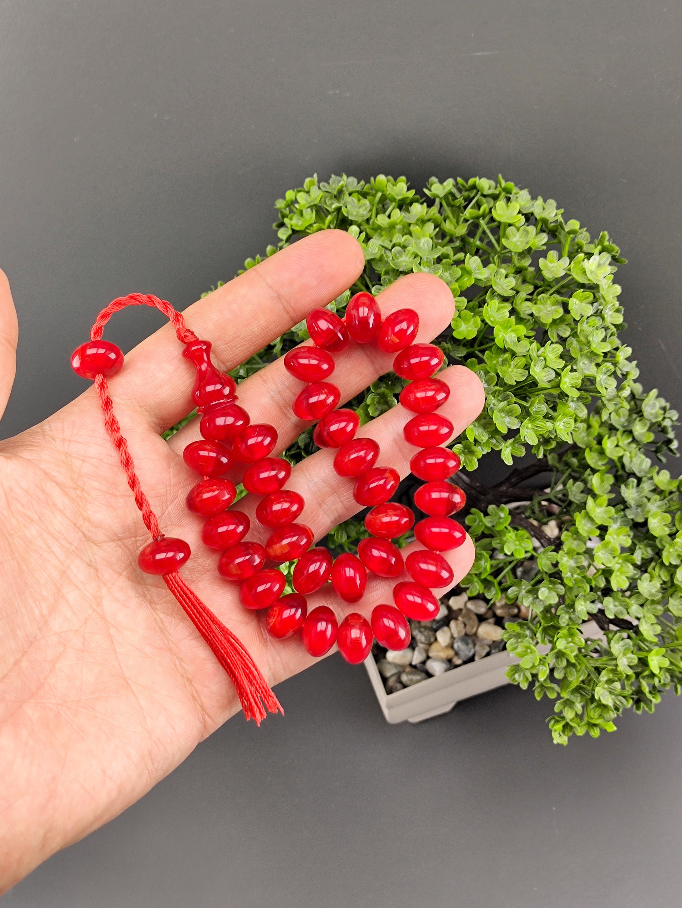 Faturan Amber Rosary, Bakelite Rosary, Muslim Rosary, Misbaha, Islamic ...