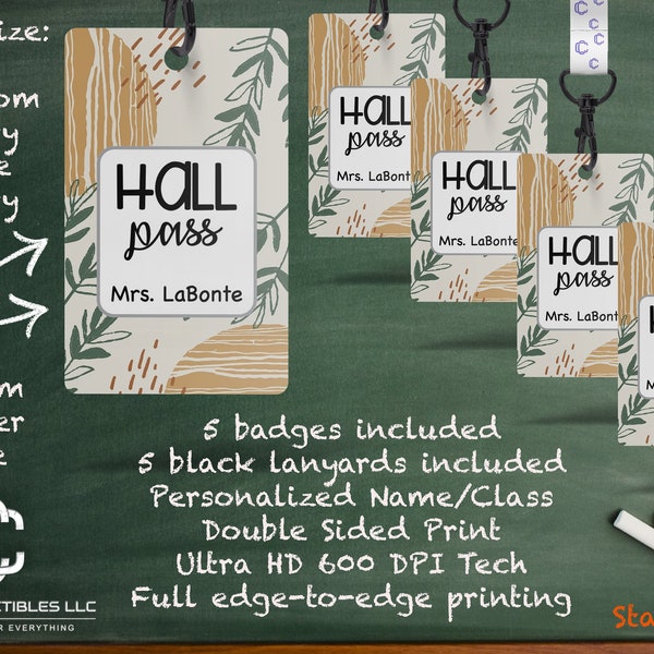 Hall Pass Hanger - Etsy