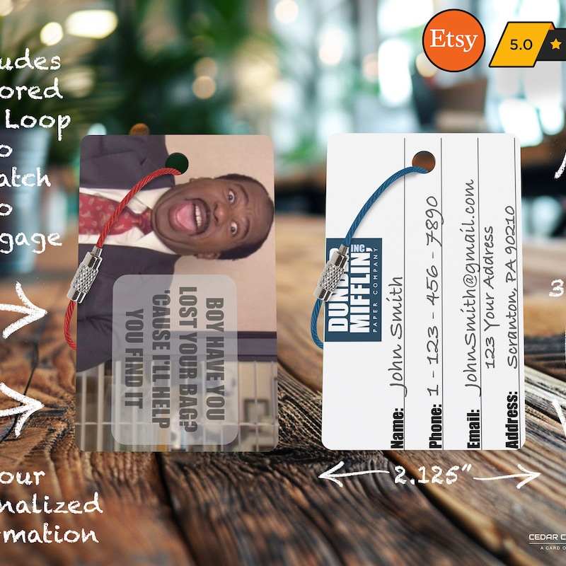 Funny Luggage Tags - Etsy