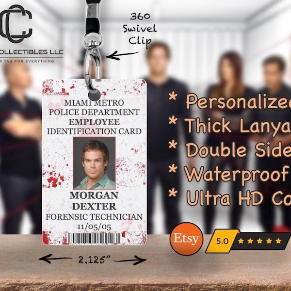 Dexter Morgan Id Badge - Etsy