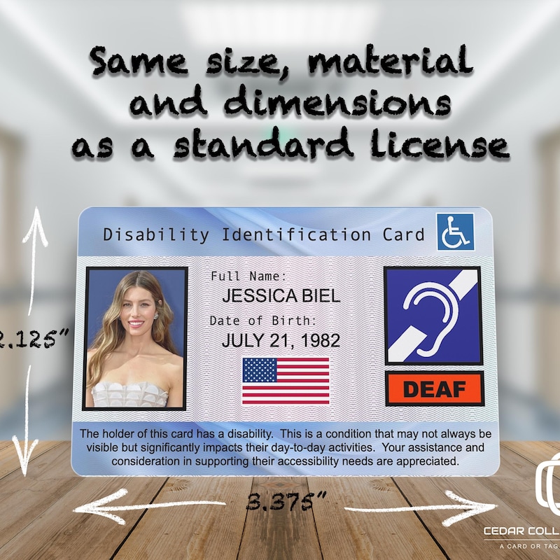 Disability Id Card - Etsy