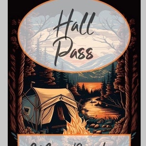 Camping Theme Classroom Hall Passes for Teachers Personalized - Etsy
